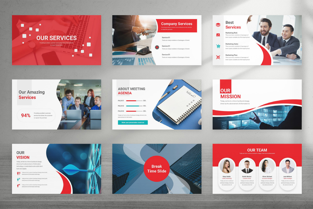 Brand Guideline Layouts PowerPoint Template | Nulivo Market