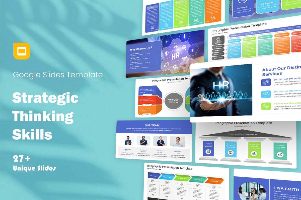 Strategic Thinking Skills Google Slides Template | Nulivo Market