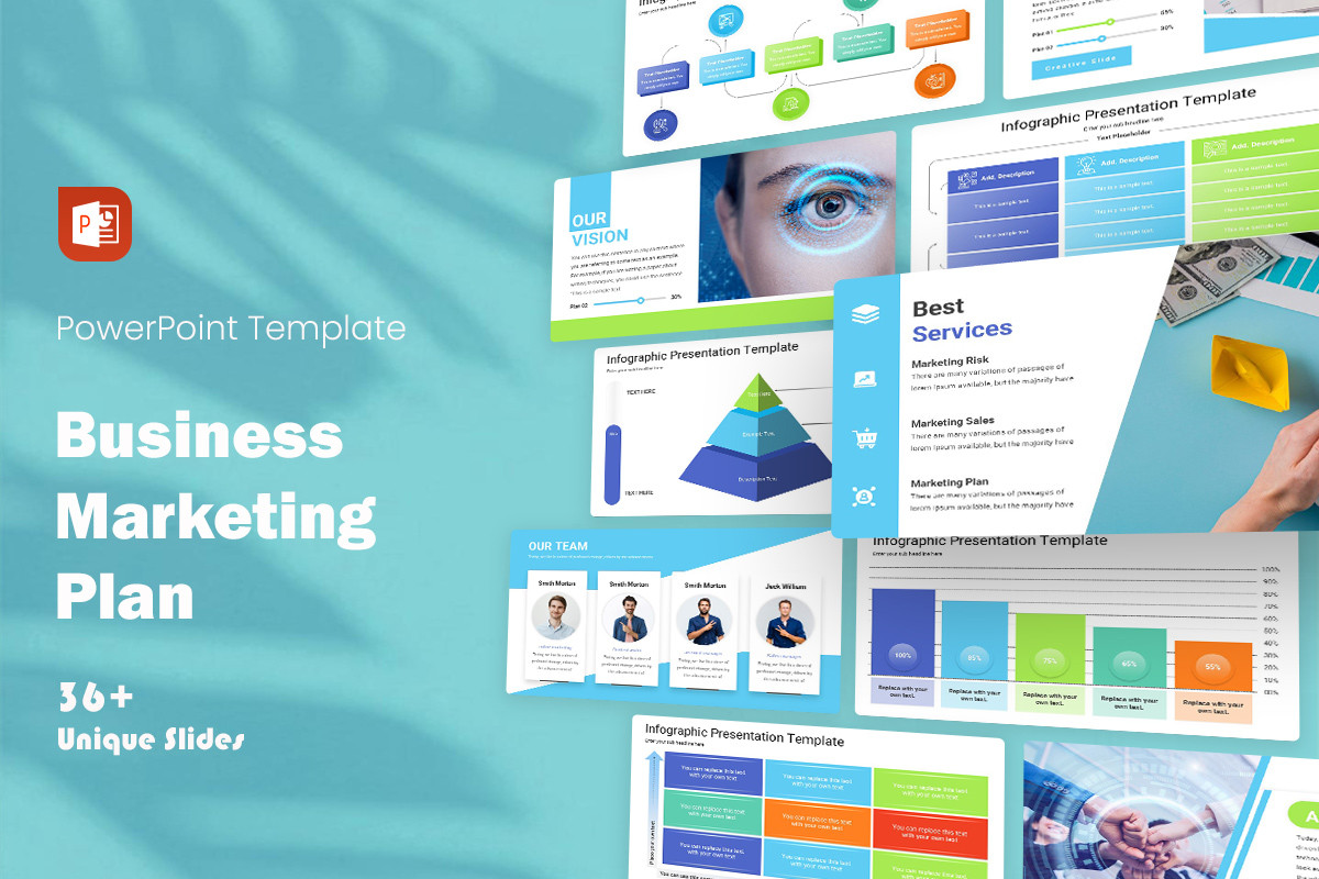 Business Marketing Plan PowerPoint Template | Nulivo Market