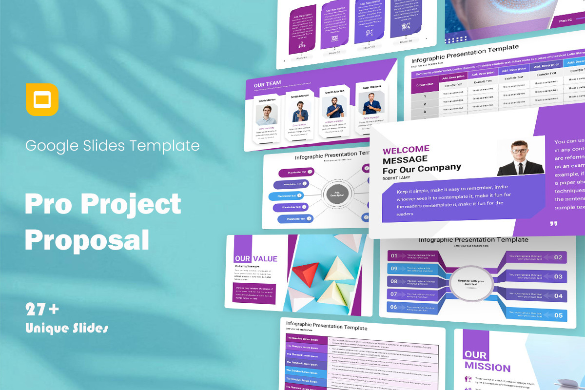 Pro Project Proposal Google Slides Template | Nulivo Market
