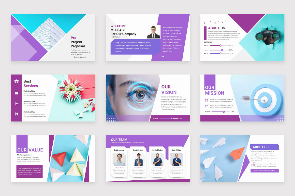 Pro Project Proposal Google Slides Template | Nulivo Market