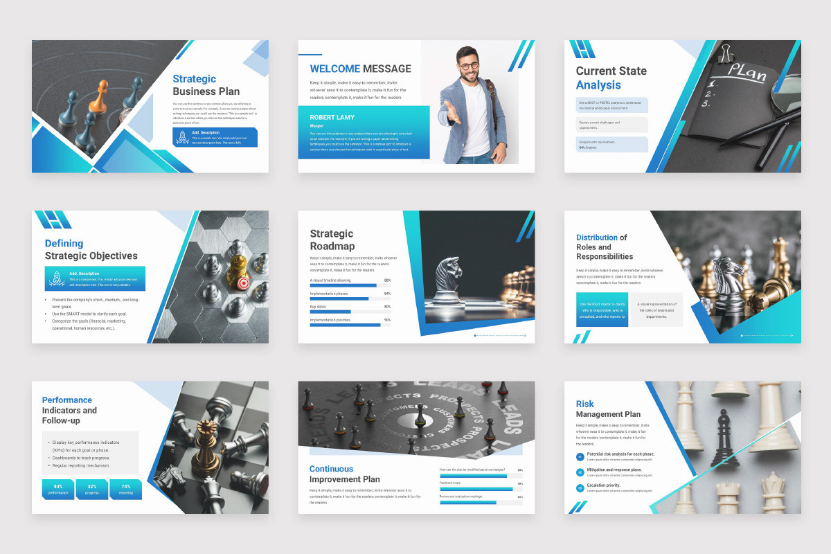 Strategic Business Plan Keynote Template | Nulivo Market