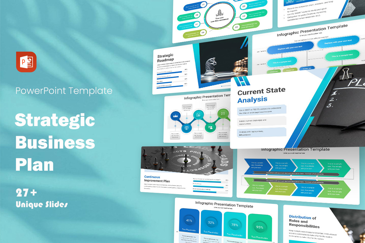 Strategic Business Plan PowerPoint Template | Nulivo Market