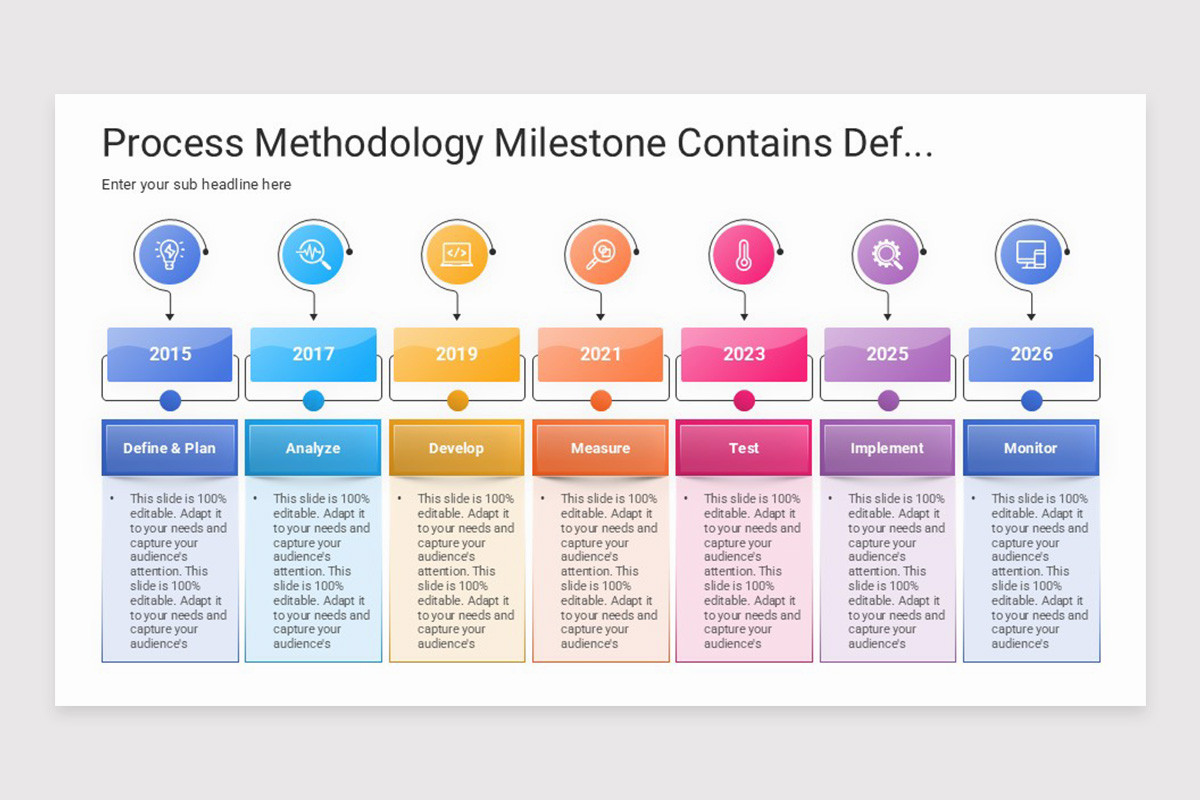 Timeline Milestone Plan Keynote Template | Nulivo Market