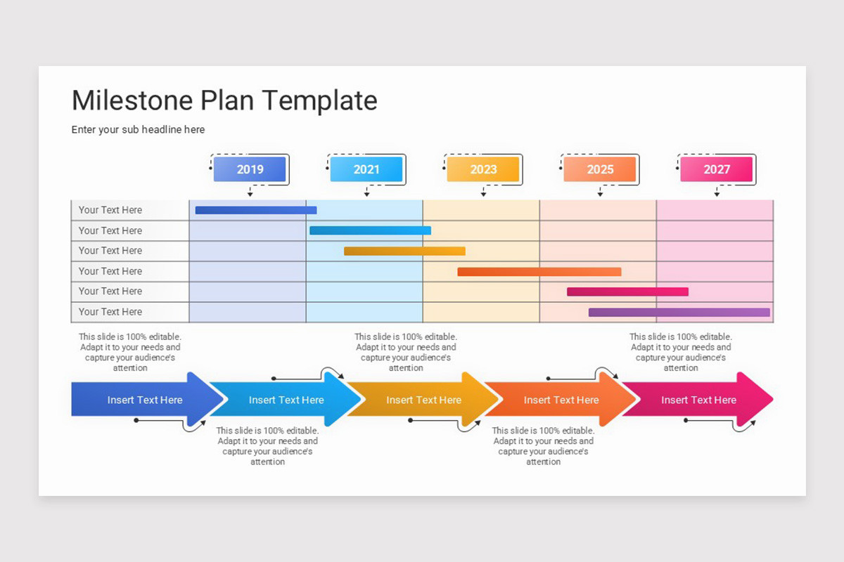 Timeline Milestone Plan Keynote Template | Nulivo Market