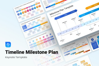 Timeline Milestone Plan Keynote Template | Nulivo Market