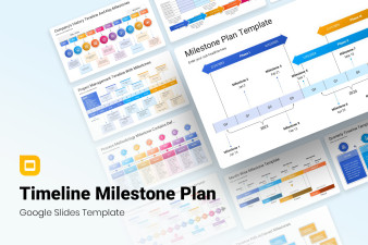 Timeline Milestone Plan Google Slides Template | Nulivo Market