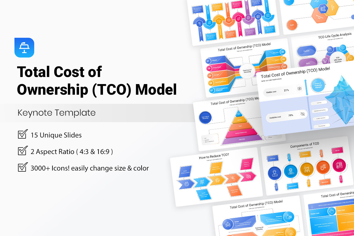 Total Cost of Ownership (TCO) Model Keynote Template | Nulivo Market