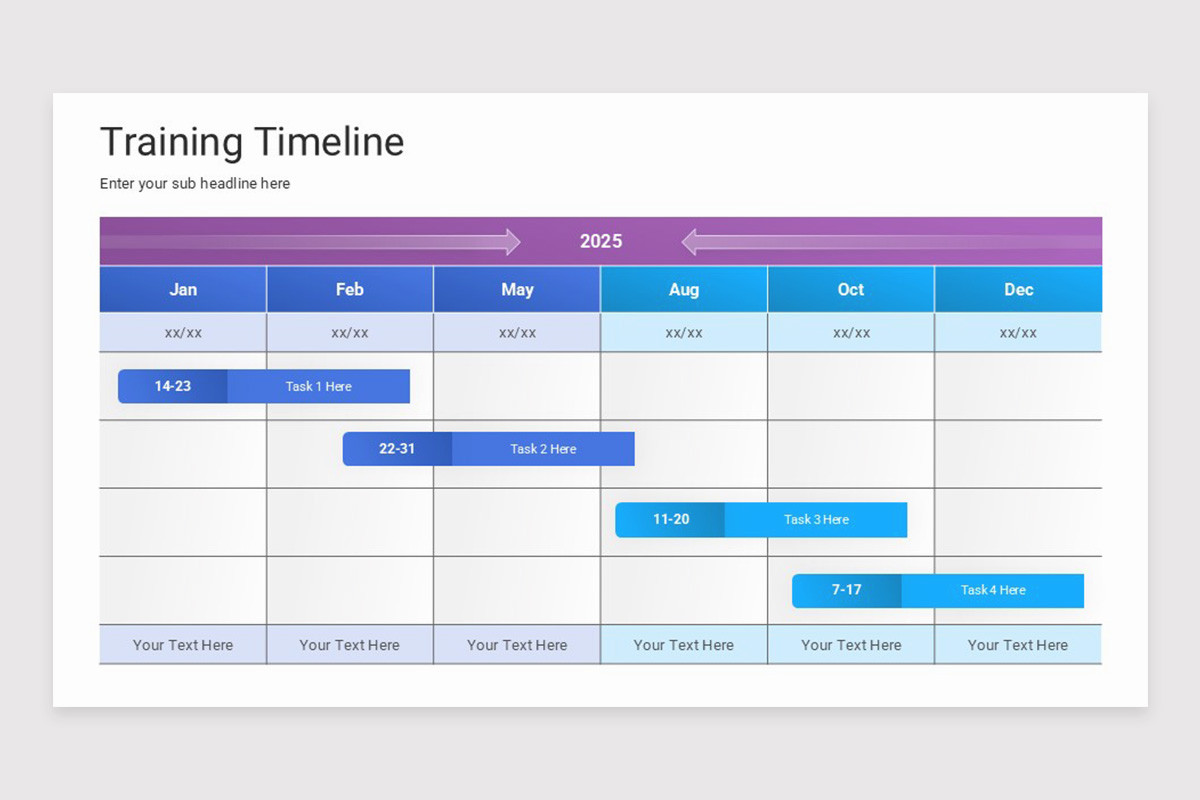 Training Timeline Google Slides Template | Nulivo Market