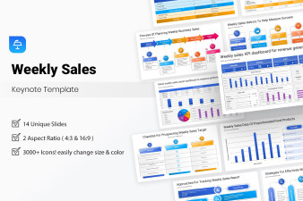 Weekly Sales Keynote Template | Nulivo Market
