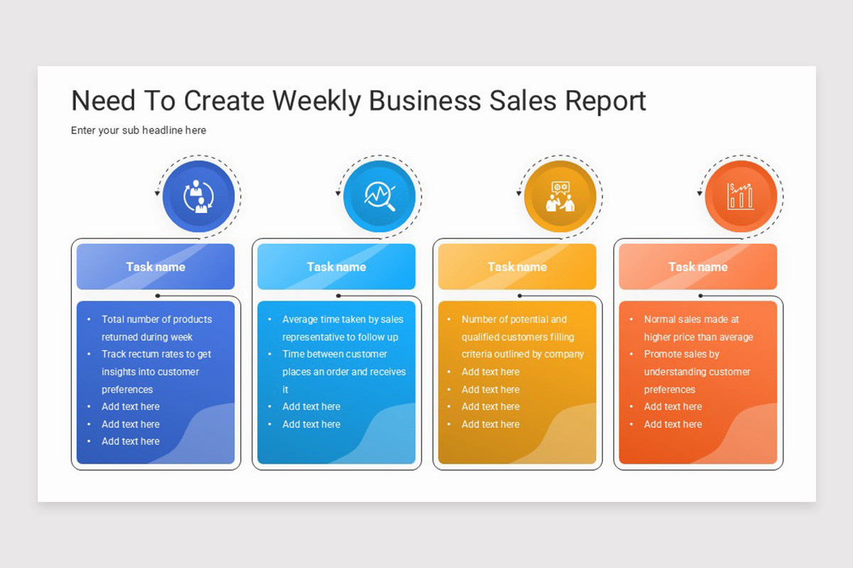 Weekly Sales Google Slides Template | Nulivo Market