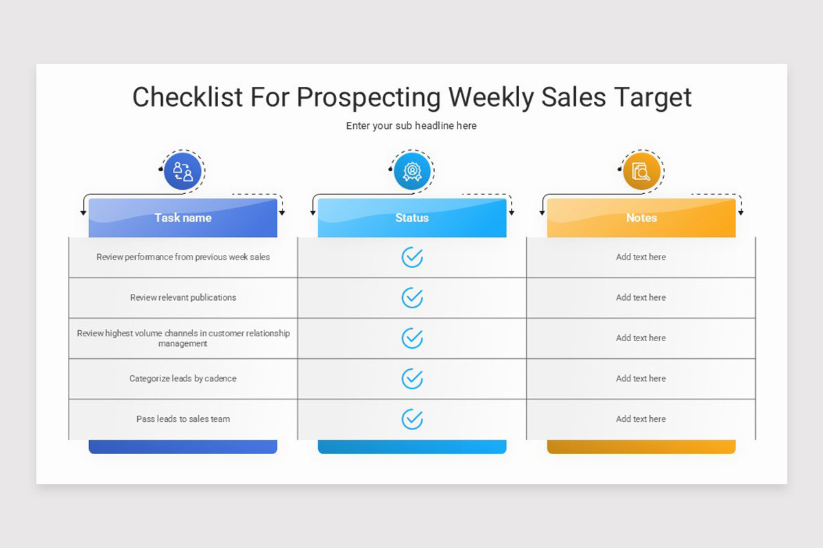 Weekly Sales PowerPoint Template | Nulivo Market
