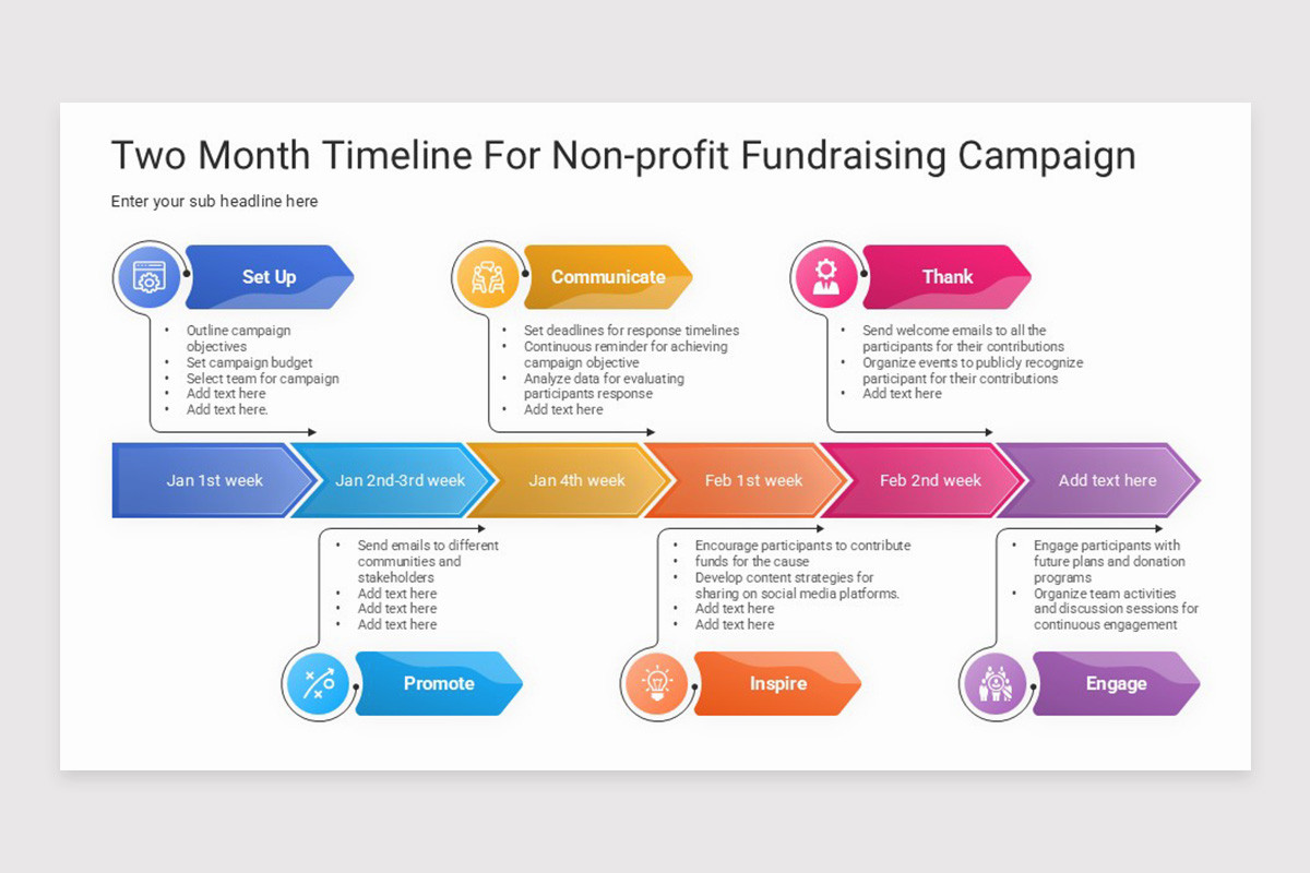 Two Month Timeline PowerPoint Template | Nulivo Market