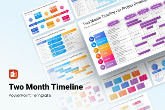 Two Month Timeline PowerPoint Template | Nulivo Market