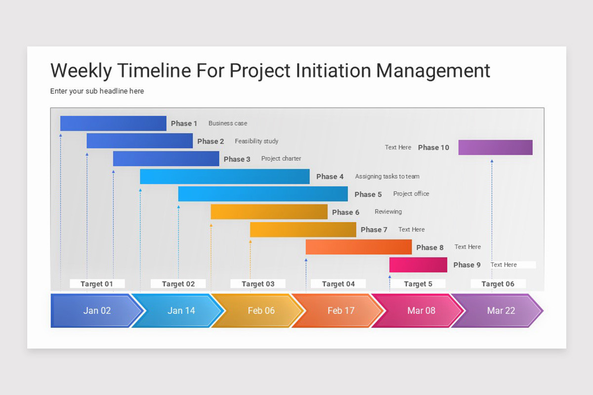 Weekly Timeline Keynote Template | Nulivo Market