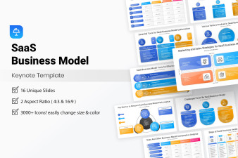 SaaS Business Model Keynote Template | Nulivo Market