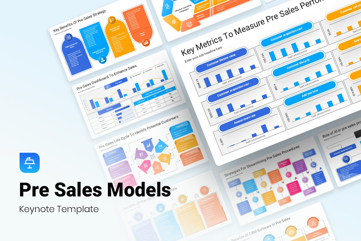 Pre Sales Models Keynote Template | Nulivo Market
