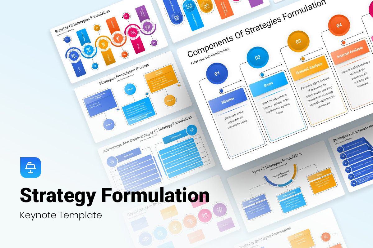 Strategy Formulation Keynote Presentation Template | Nulivo Market