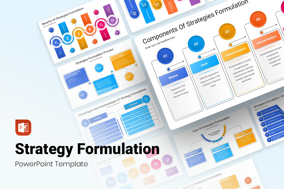 Strategy Formulation Presentation PowerPoint Template | Nulivo Market