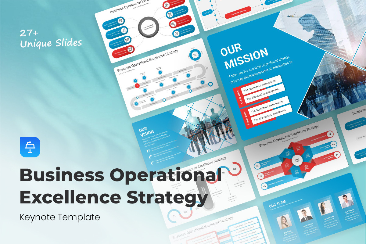 Business Operational Excellence Strategy Keynote Template | Nulivo Market