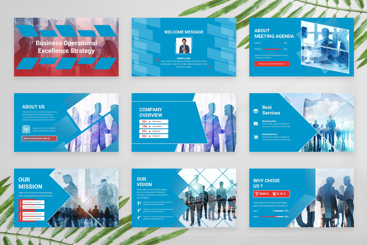 Business Operational Excellence Strategy Keynote Template | Nulivo Market