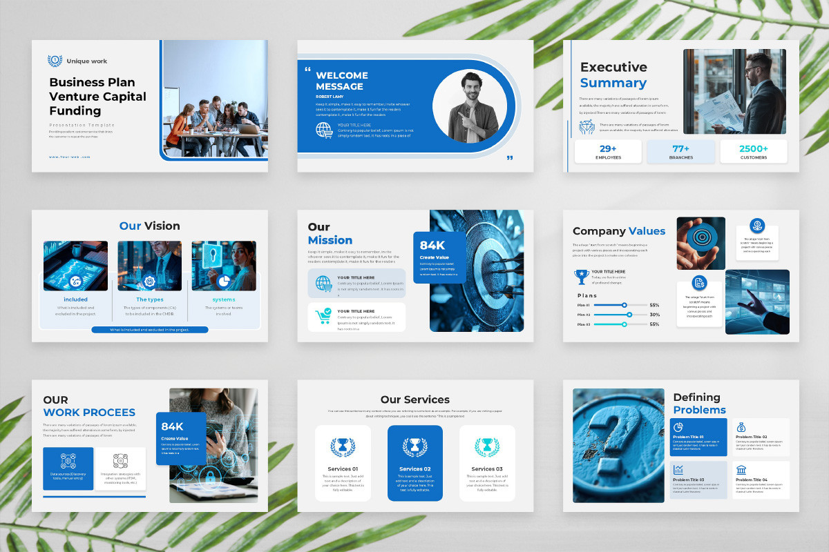 Business Plan Venture Capital Funding Google Slides Template | Nulivo ...