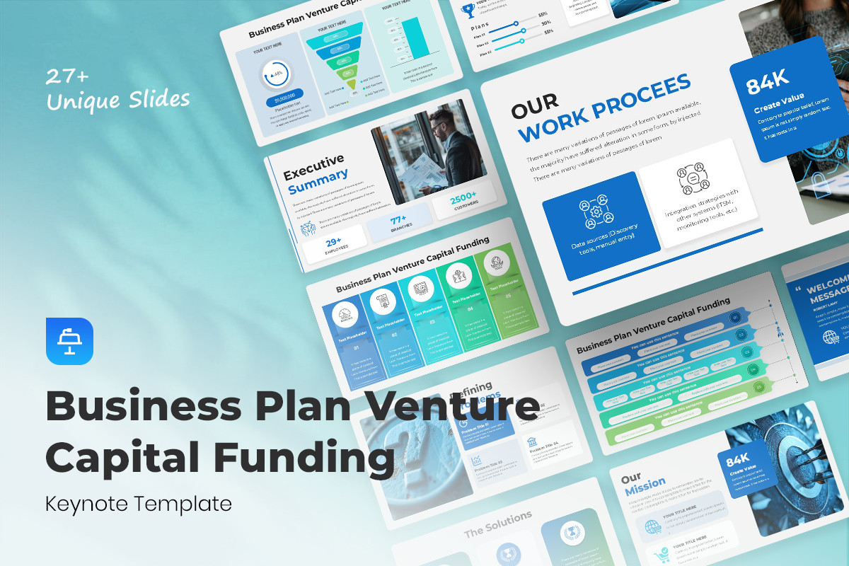 Business Plan Venture Capital Funding Keynote Template | Nulivo Market