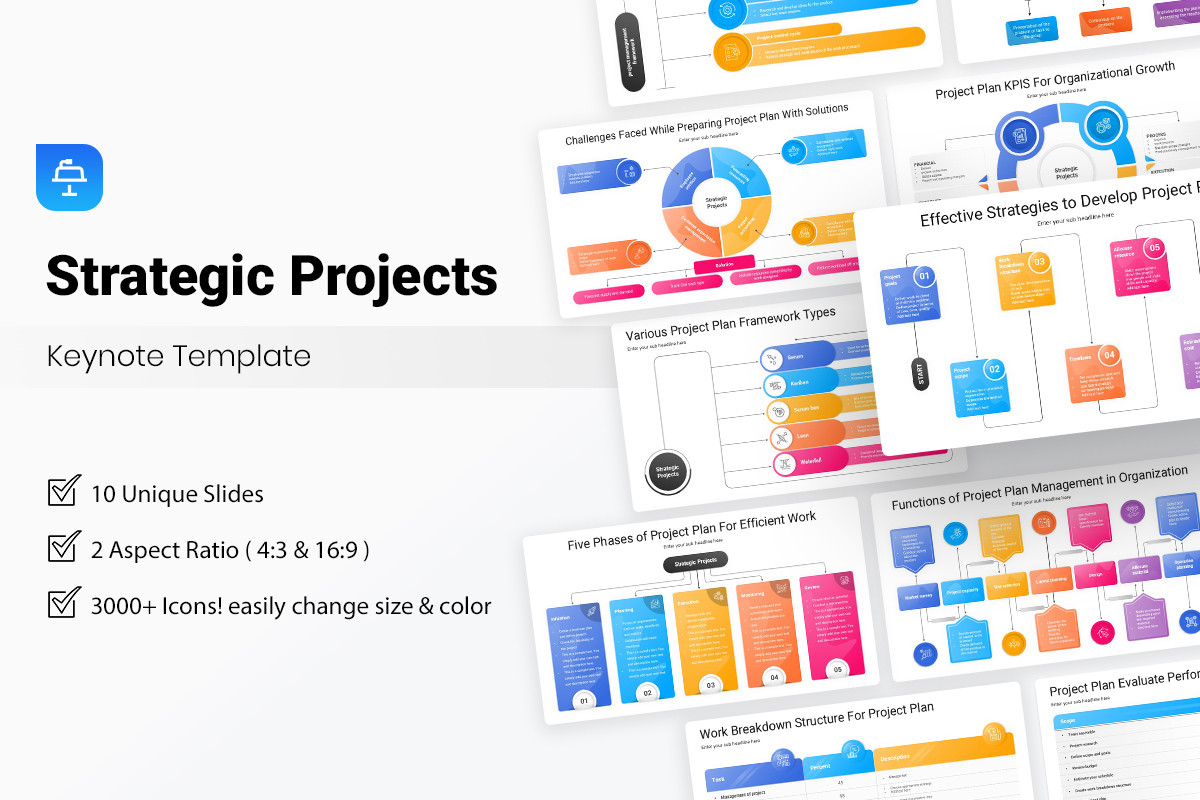 Strategic Projects Keynote Presentation Template | Nulivo Market