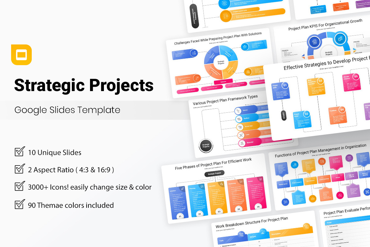 Strategic Projects Google Slides Template | Nulivo Market