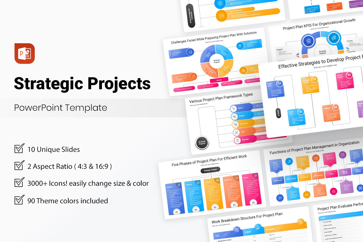 Strategic Projects PowerPoint Template | Nulivo Market
