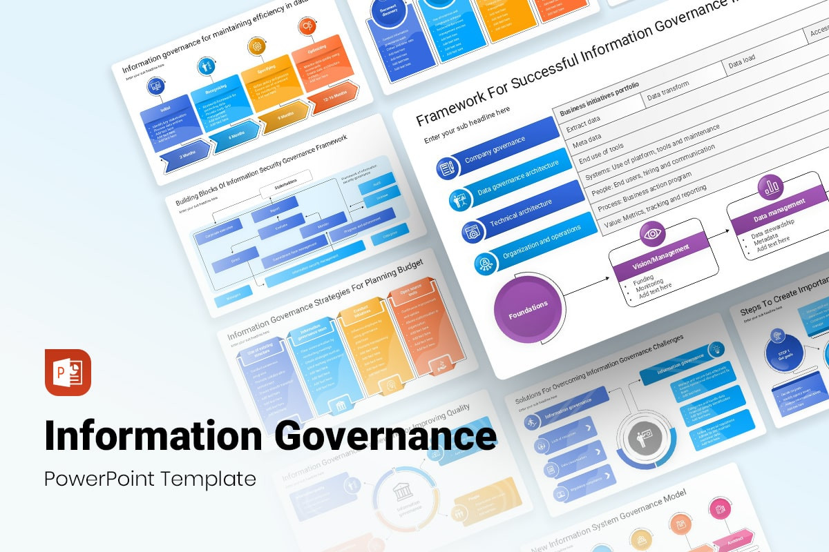 Information Governance PowerPoint Template | Nulivo Market