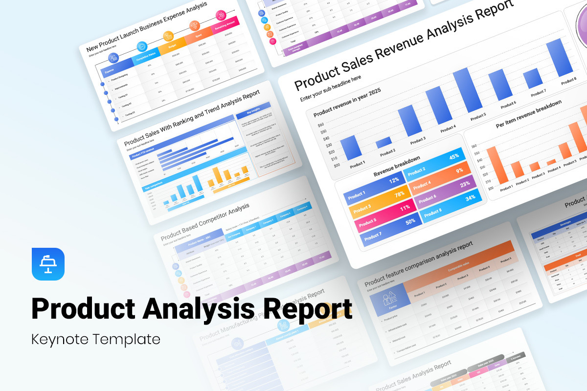 Product Analysis Report Keynote Template | Nulivo Market