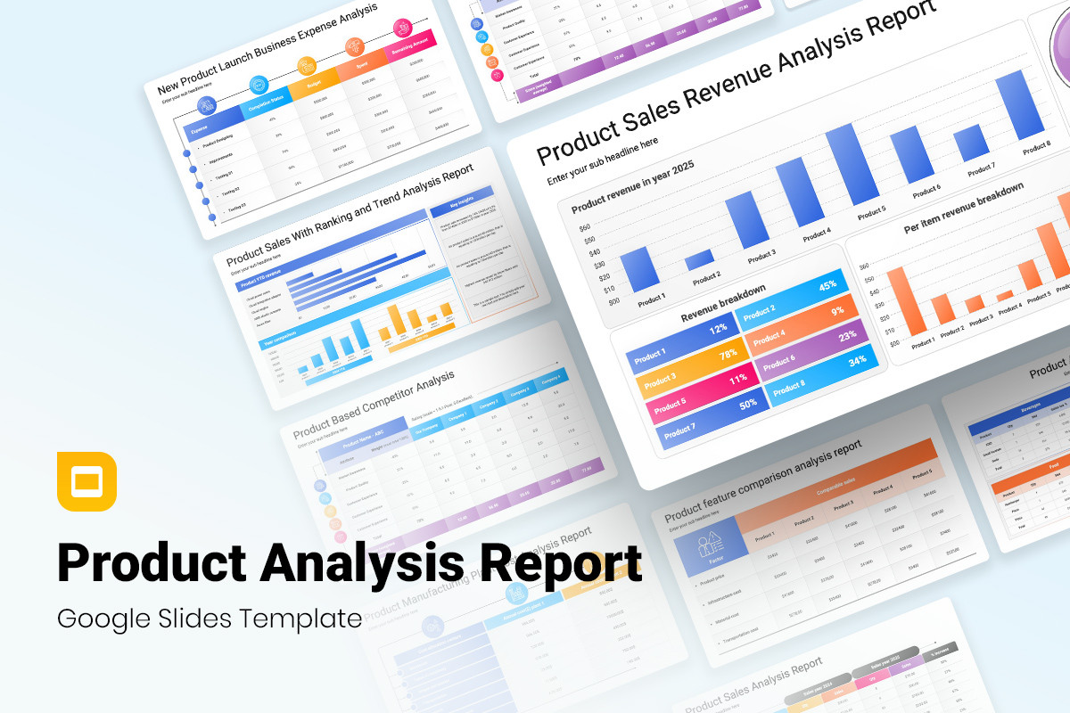 Product Analysis Report Google Slides Template | Nulivo Market