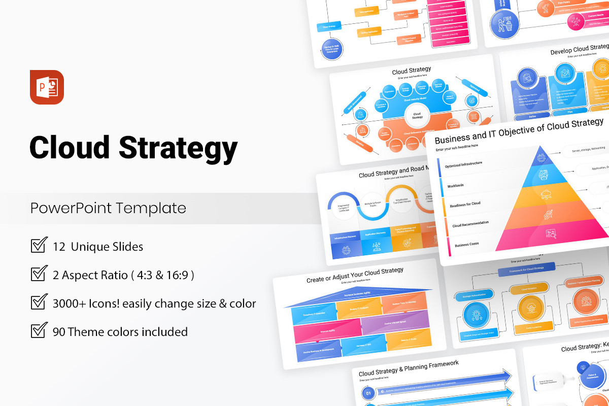 Cloud Strategy PowerPoint Template | Nulivo Market