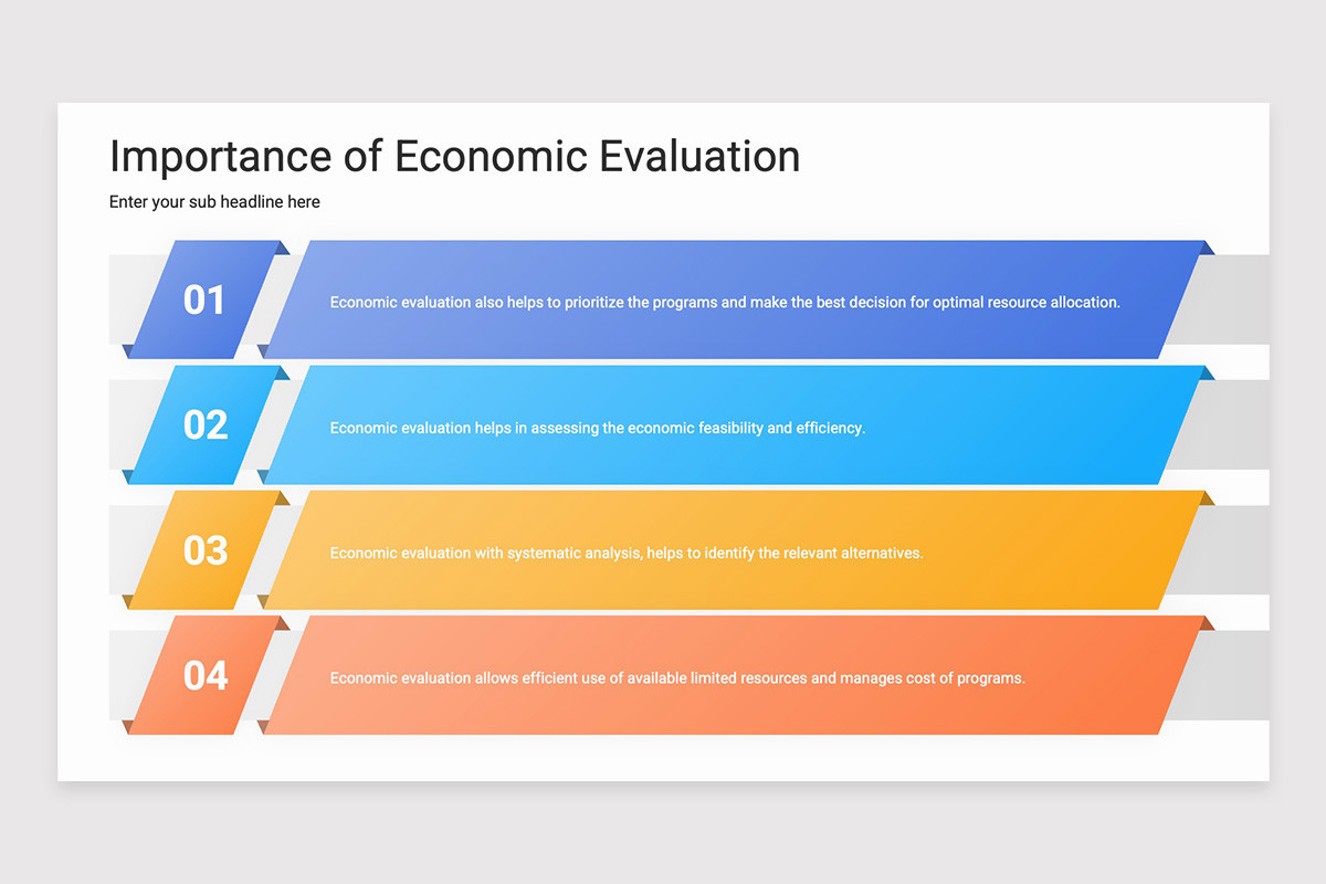 Economic Evaluation PowerPoint Template | Nulivo Market