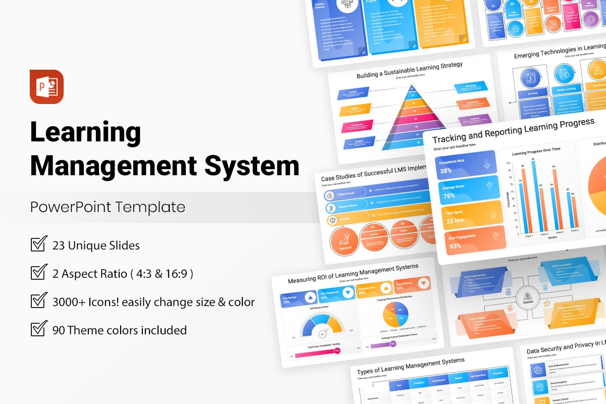 Learning Management System PowerPoint Template | Nulivo Market