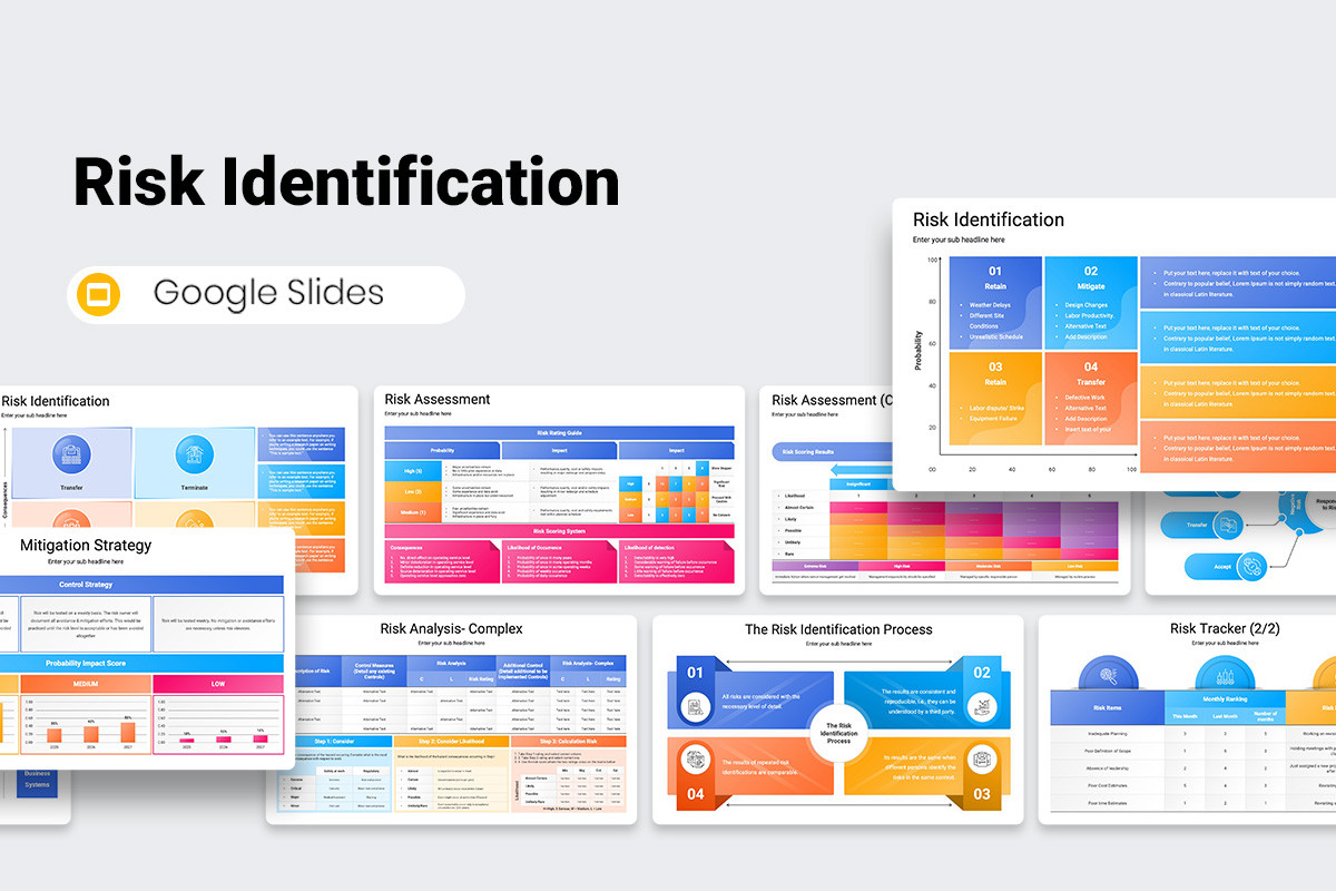 Risk Identification Google Slides Template | Nulivo Market