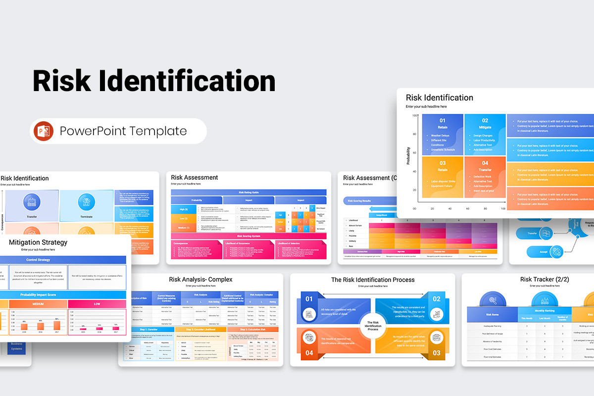 Risk Identification PowerPoint Template | Nulivo Market