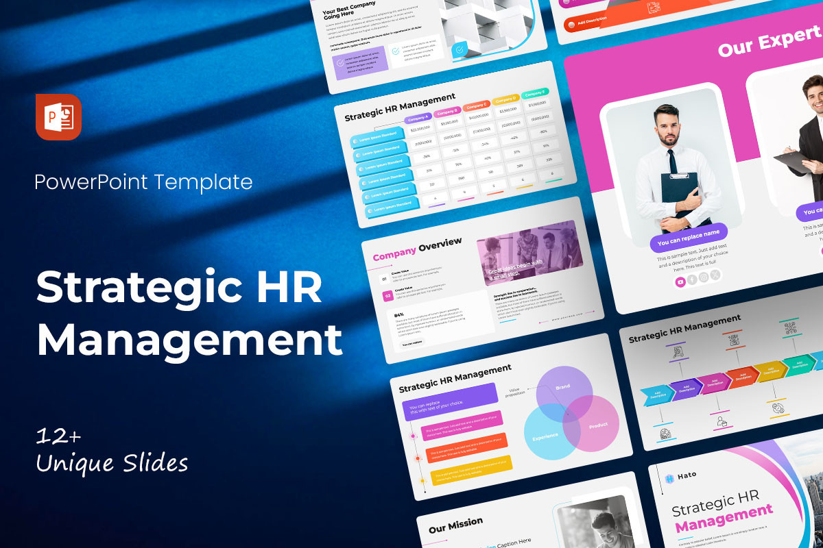 Strategic HR Management PowerPoint Template | Nulivo Market