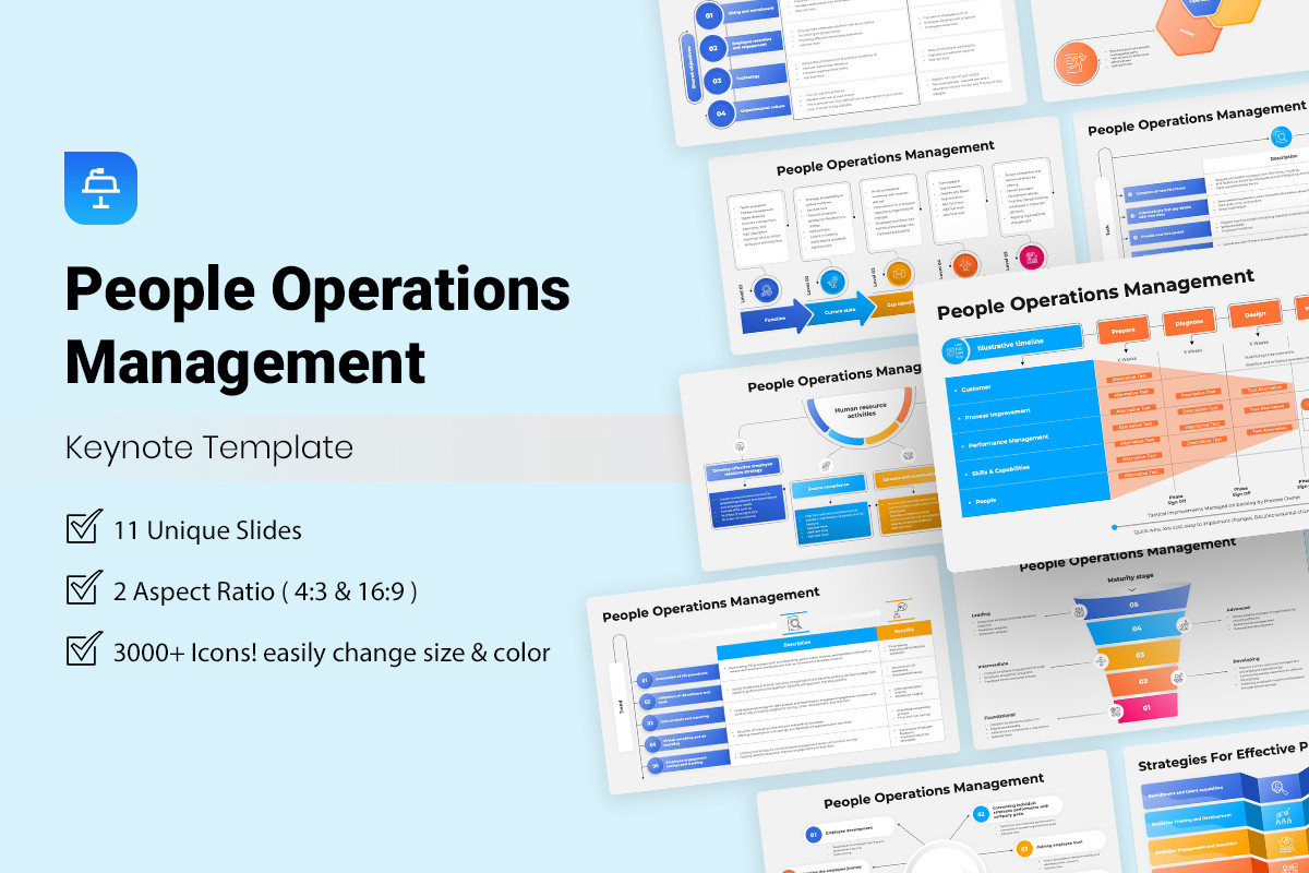 People Operations Management Keynote Template | Nulivo Market