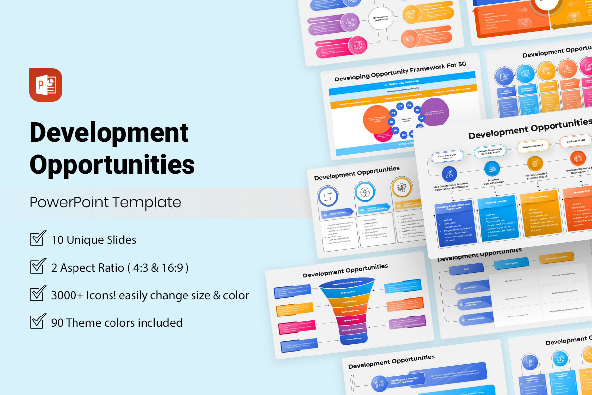 Development Opportunities PowerPoint Template | Nulivo Market