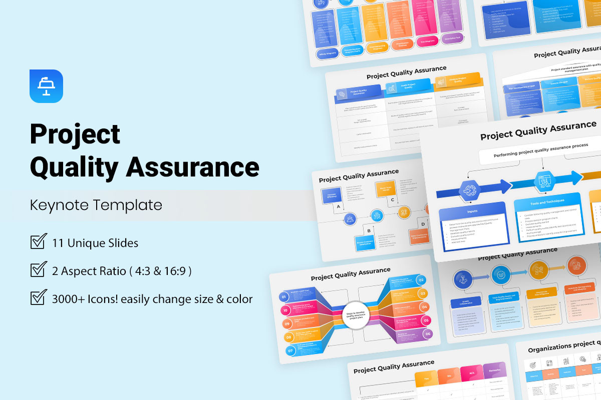 Project Quality Assurance Keynote Template | Nulivo Market
