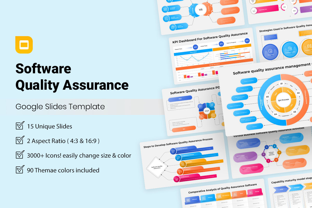 Software Quality Assurance Google Slides Template | Nulivo Market