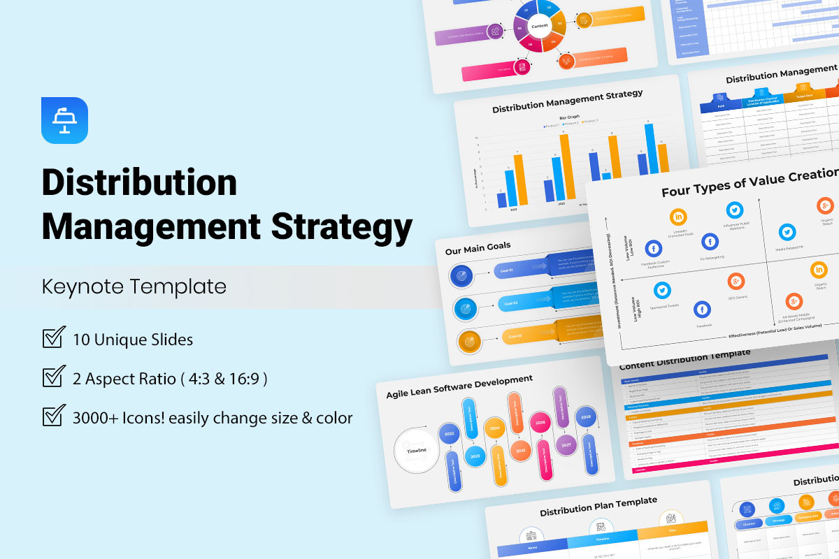 Distribution Management Strategy Keynote Template | Nulivo Market