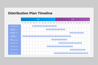 Distribution Management Strategy PowerPoint Template | Nulivo Market