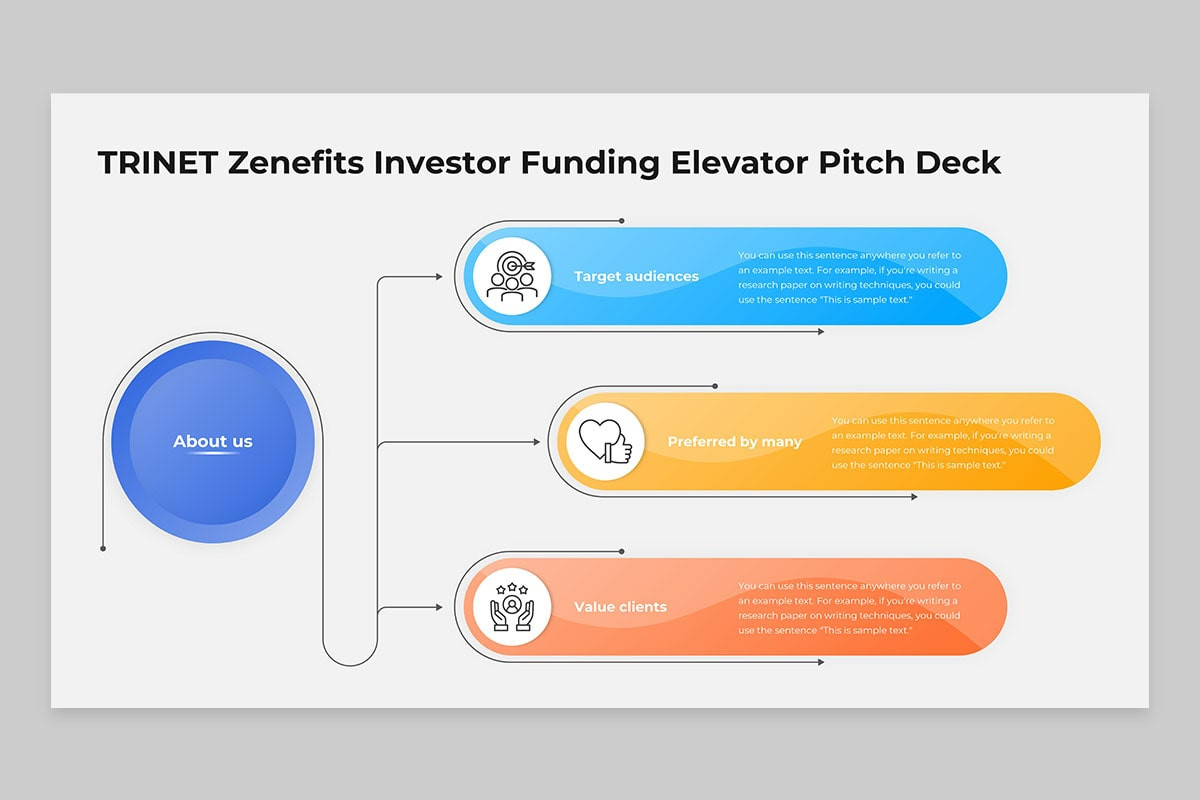 Trinet Zenefits Investor Funding Elevator Pitch Deck Keynote Template ...