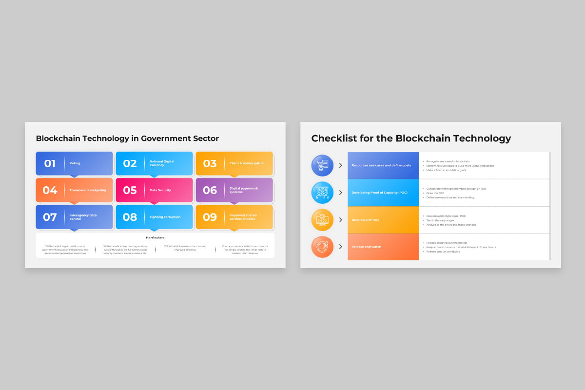 Blockchain Technology (IT) Keynote Template | Nulivo Market