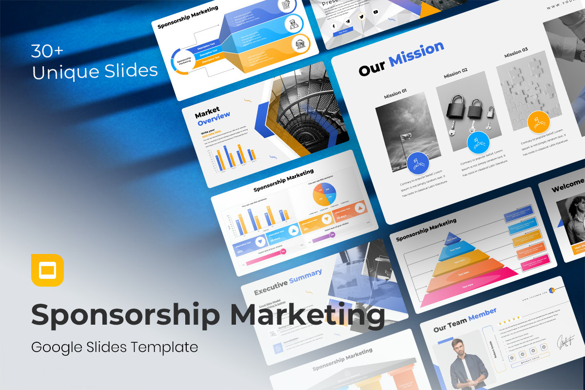Sponsorship Marketing Google Slides Template | Nulivo Market