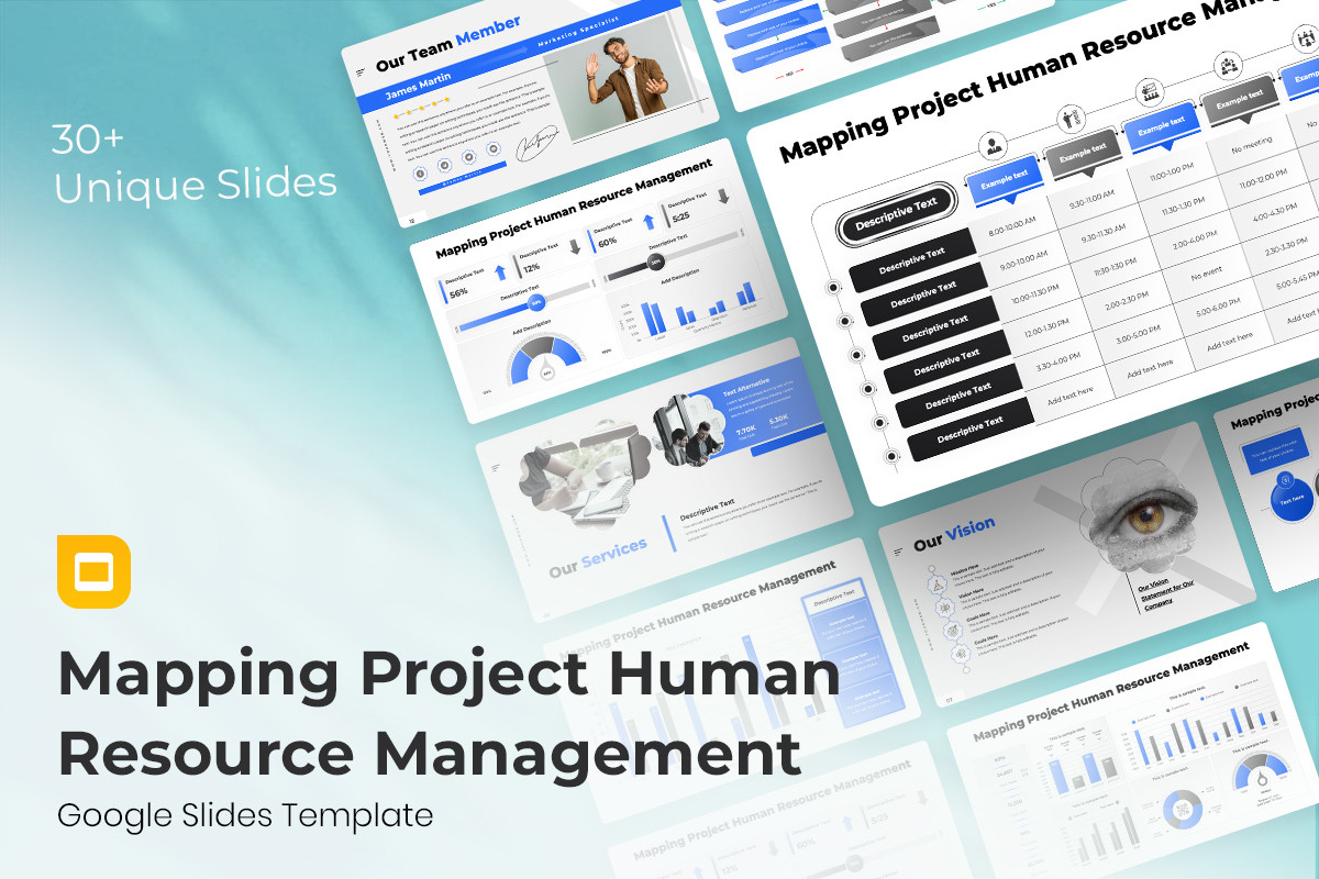Mapping Project Human Resource Management Google Slides Template ...
