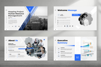 Mapping Project Human Resource Management PowerPoint Template | Nulivo ...